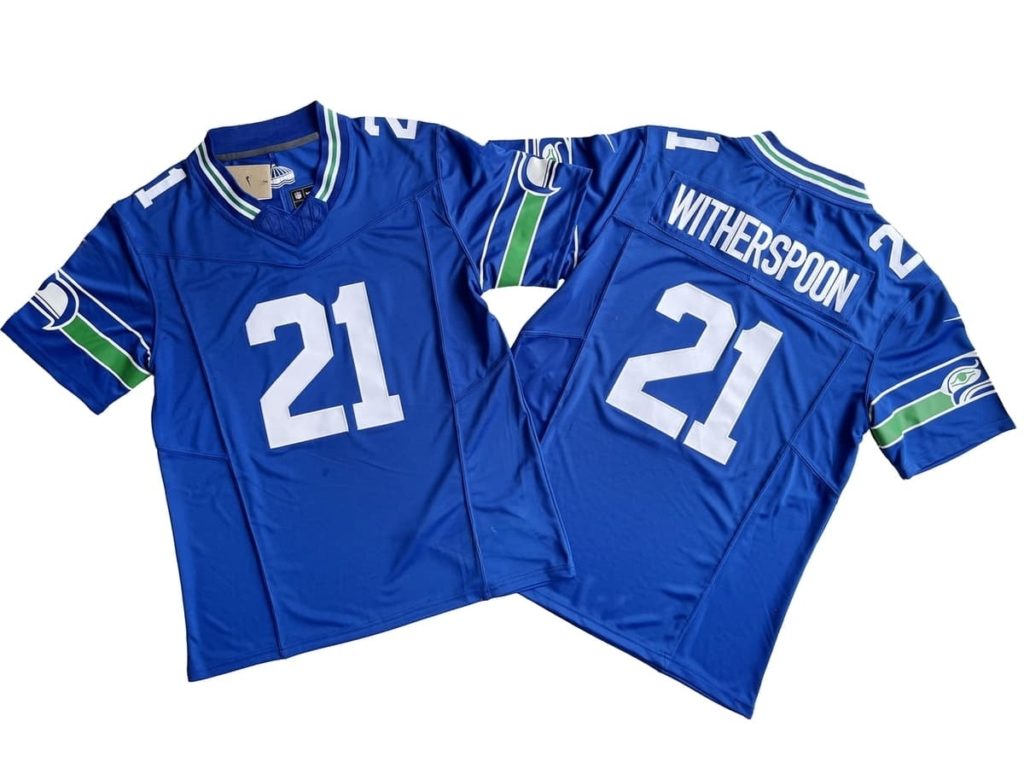Devon Witherspoon Jaxon Royal Alternate Vapor Limited Stitched Jersey ...