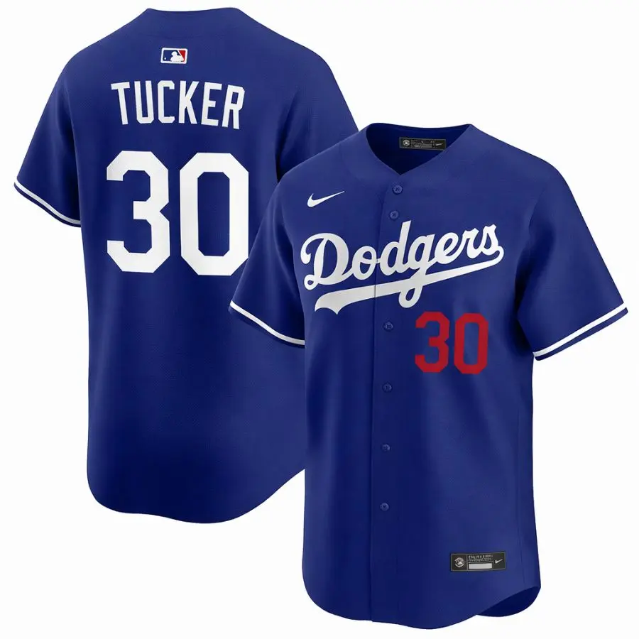 Kyle Tucker Dodgers 2026 Royal Limited Jersey Stitched - trumxdet.com